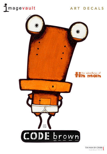 Code Brown Decal – The Adventures of Tin Man | Tony Cribb